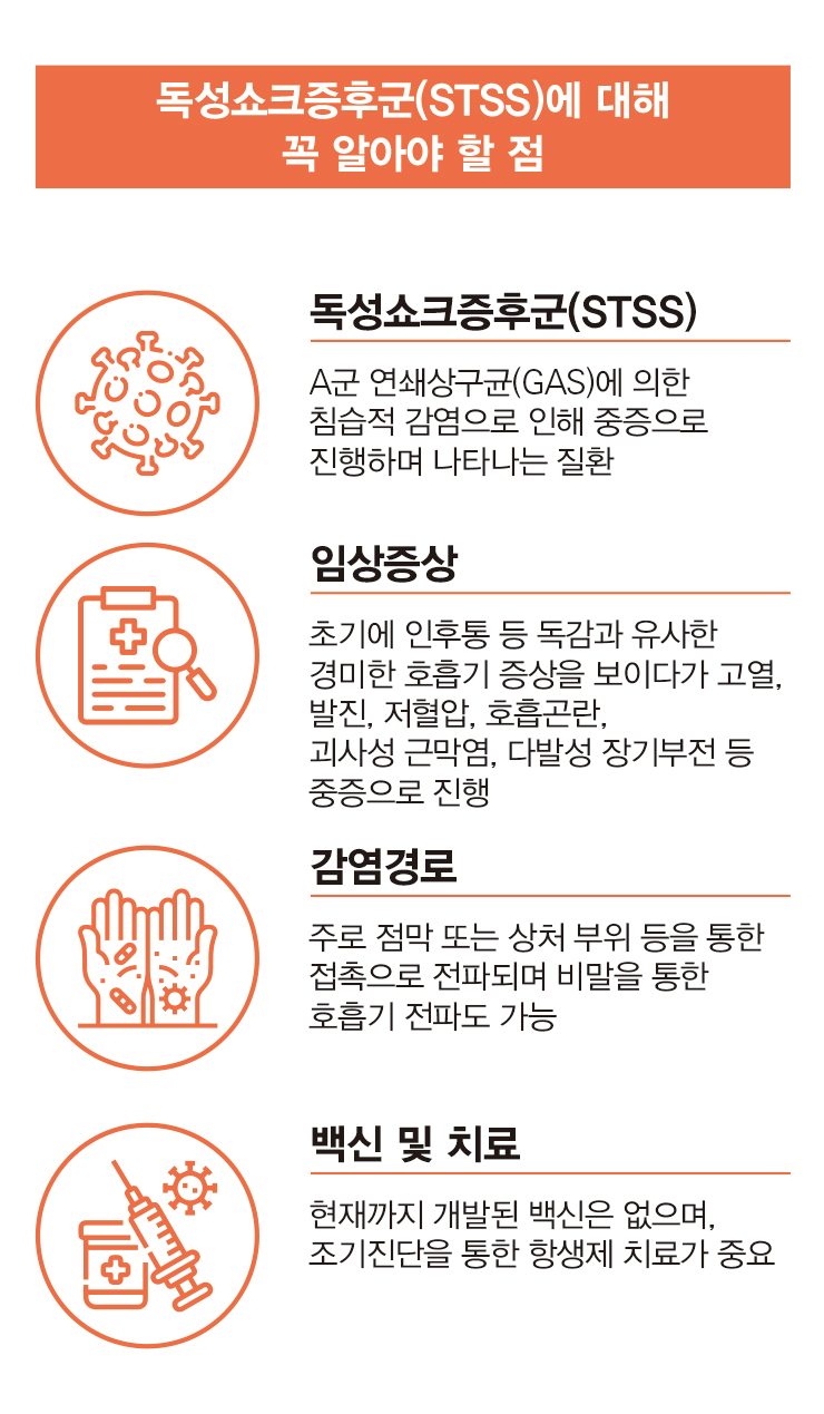 치명률 30% 일본 감염병 STSS, 국내 유행 가능성 낮다