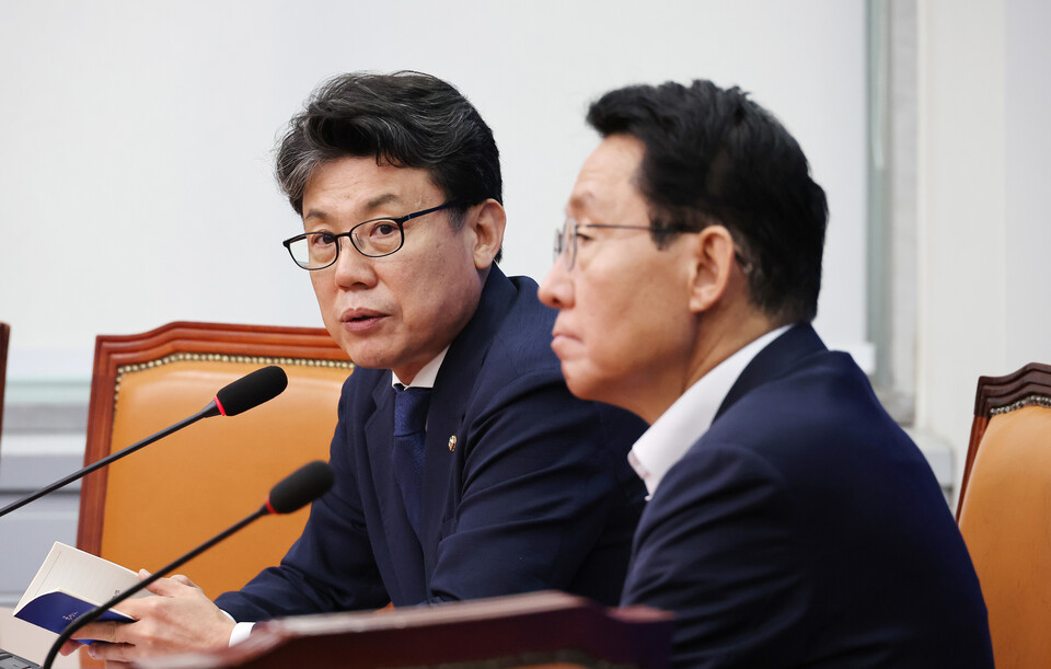 ‘한동훈·이재명’ 案에 브레이크? ‘후방→전면’ 나선 여야 정책위의장들